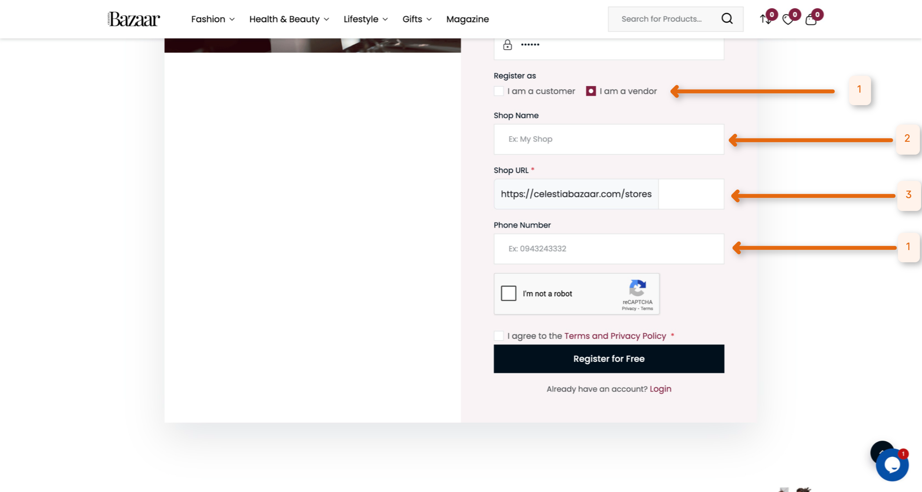 How to Register as a Vendor on Celestia Bazaar | Step-by-Step Guide